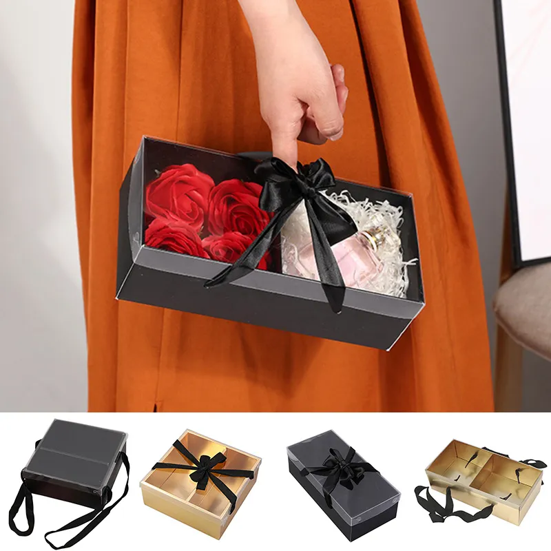 DHgate.com:Rose Gift Box Set Flower Jewelry Packaging Paper Bag Wedding ...