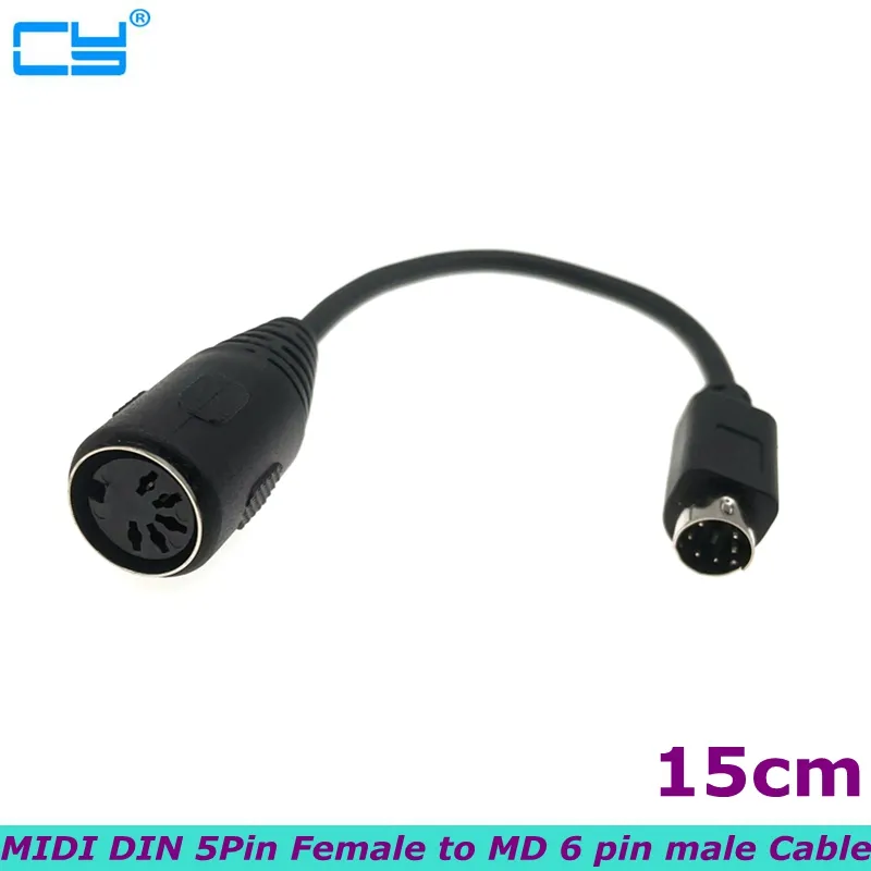 15cm 6 Pin Mini DIN PS/2 Male To DIN 5 Pin Female... From Ddmyaug, $23. ...
