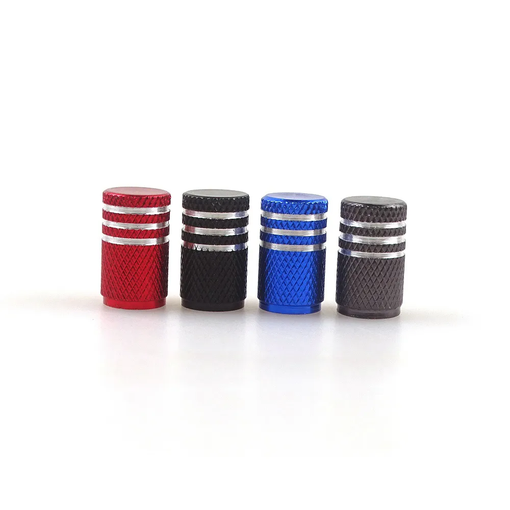 HM Motorcycles 2-Piece Aluminum Alloy Wheel Tire Valve Caps, Dust-Proof ...
