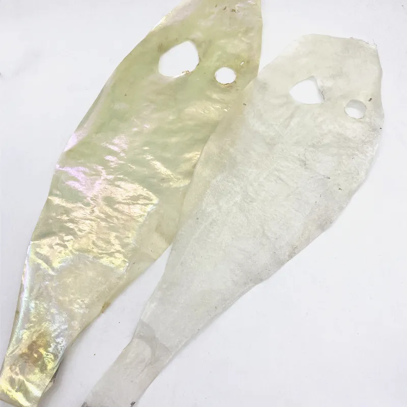 Real Fish Skin Lure Wraps for Saltwater Fly Fishing Bait Making Sabiki ...