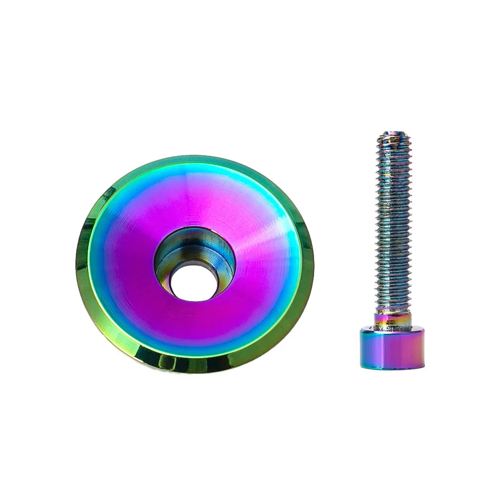 Oil Slick Headset Stem Top Cap Bolt for 1-1/8 Road MTB Bike Forks ...