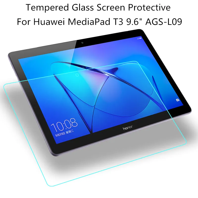 Tempered Glass Screen Protector 0.3mm 9H for Huawei MediaPad T3 9.6 ...