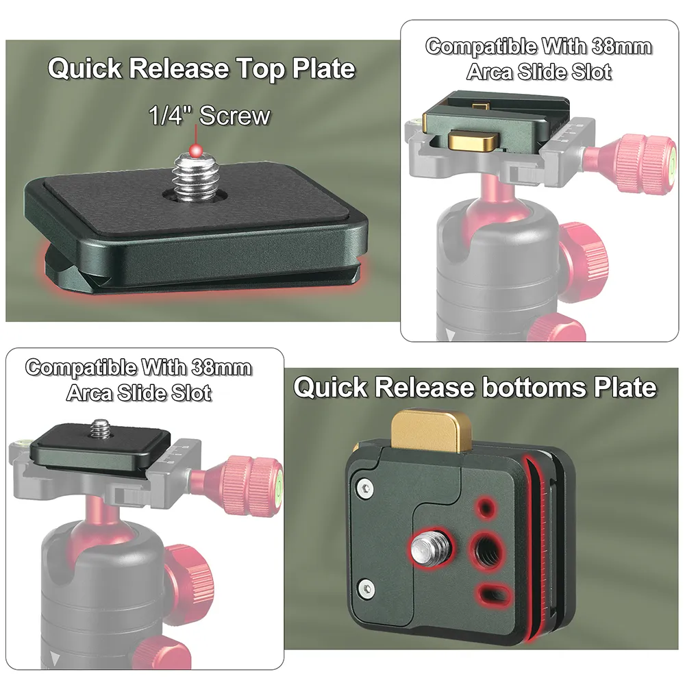 Arca Tripod Quick Release Plate Clamp Adapter,... From Ddmyday, $53.96 ...