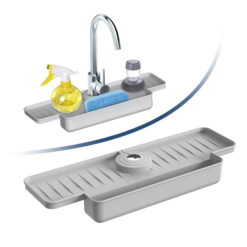 DHgate.com:Upgraded Silicone Kitchen Sink Splash Guard - Water Catcher ...