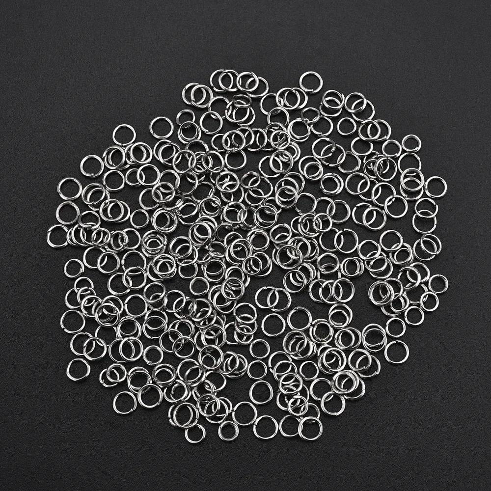 Metal Split Jump Rings Connectors 3mm 4mm 5mm 6mm for Jewelry Making ...