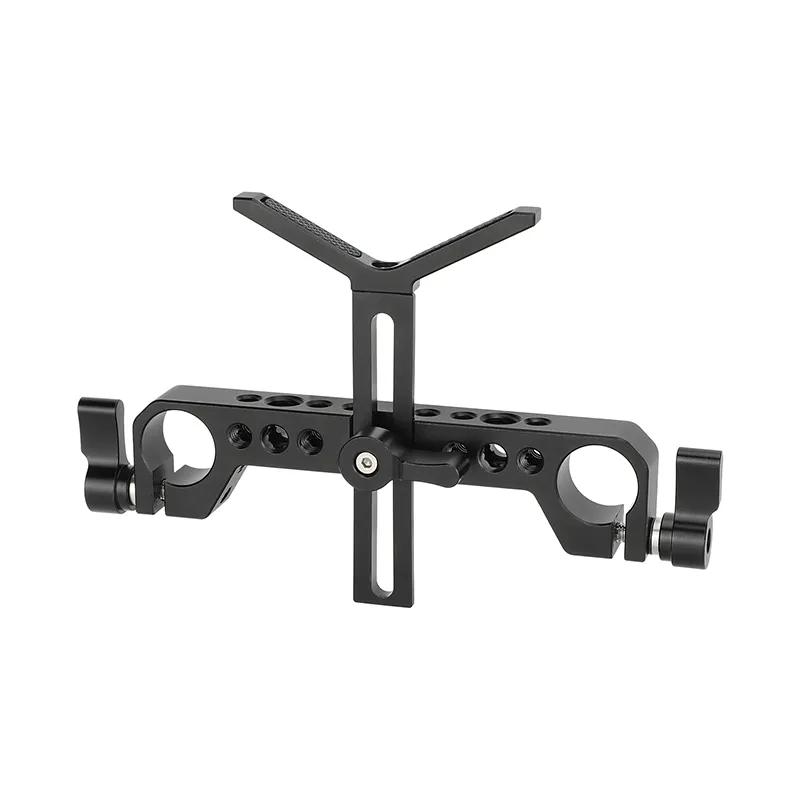 CAMVATE Height-Adjustable 19mm Y-Shaped Lens Support Bracket Holder for ...