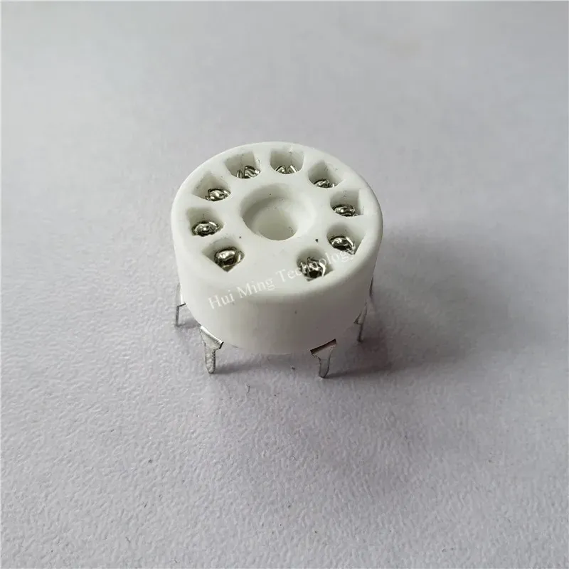 Ceramic Tube Socket Holders Small 9 Pin Outlet for 12AX7 12AU7 ECC83 ...