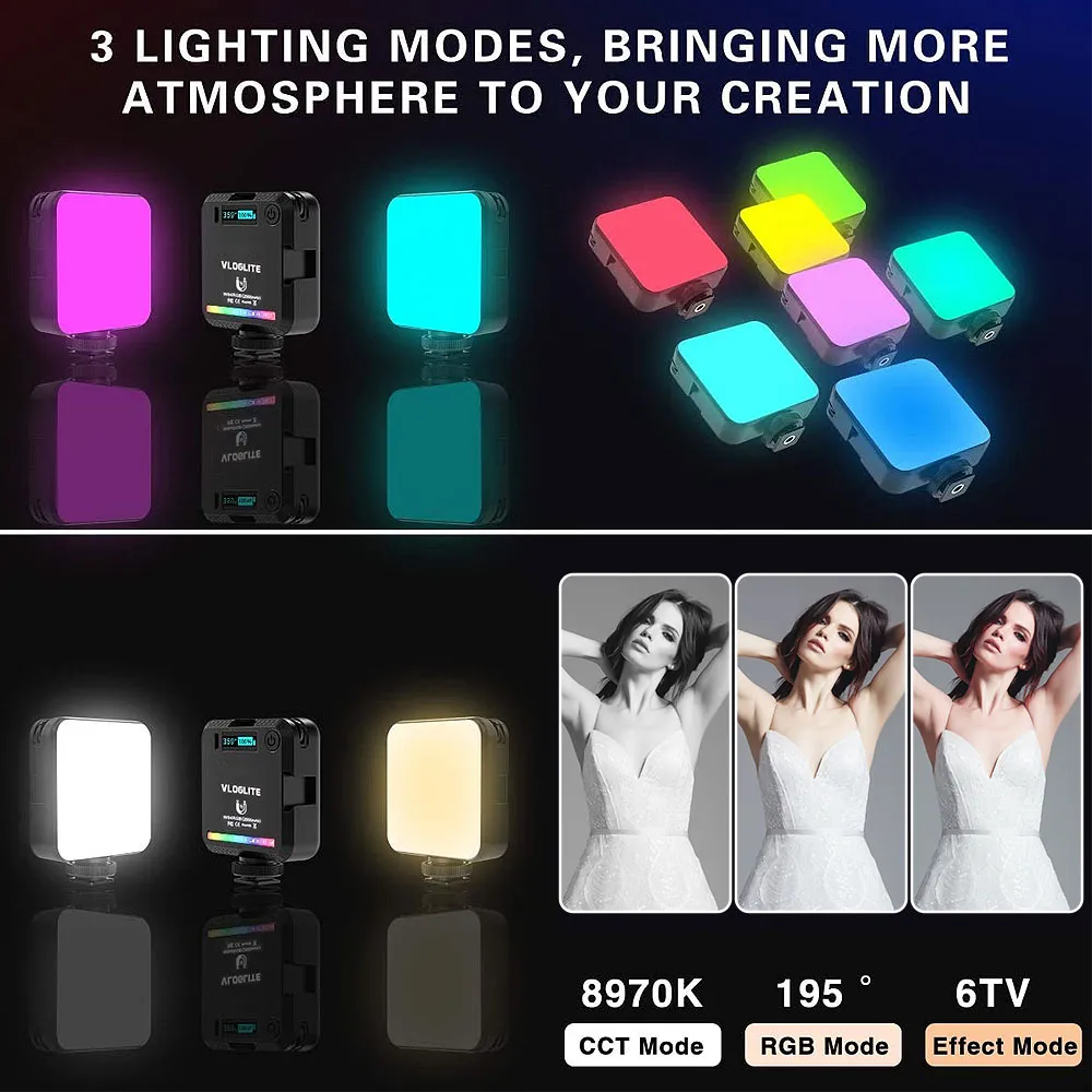 LED Panel Light RGB Full Color Lamp Selfie Camera... From Ddmyjan, $35. ...
