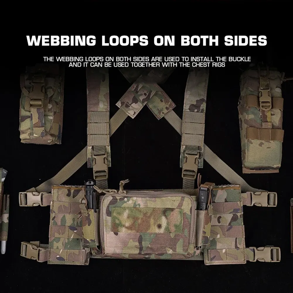 Tactical Chest Rig Side Accessory Molle D3CR MK3 MK4 Chest Rig Hspstyle ...