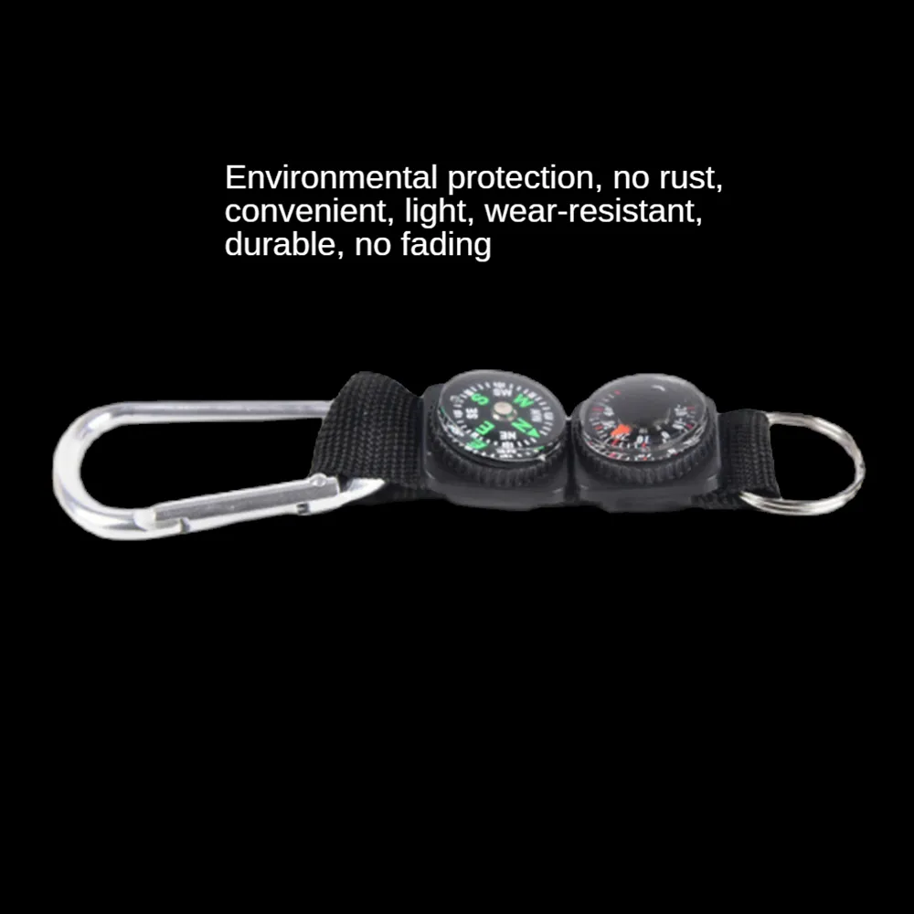 Mini Compasses - Sturdy Metal Carabiner Keychains for Sports, Hiking ...