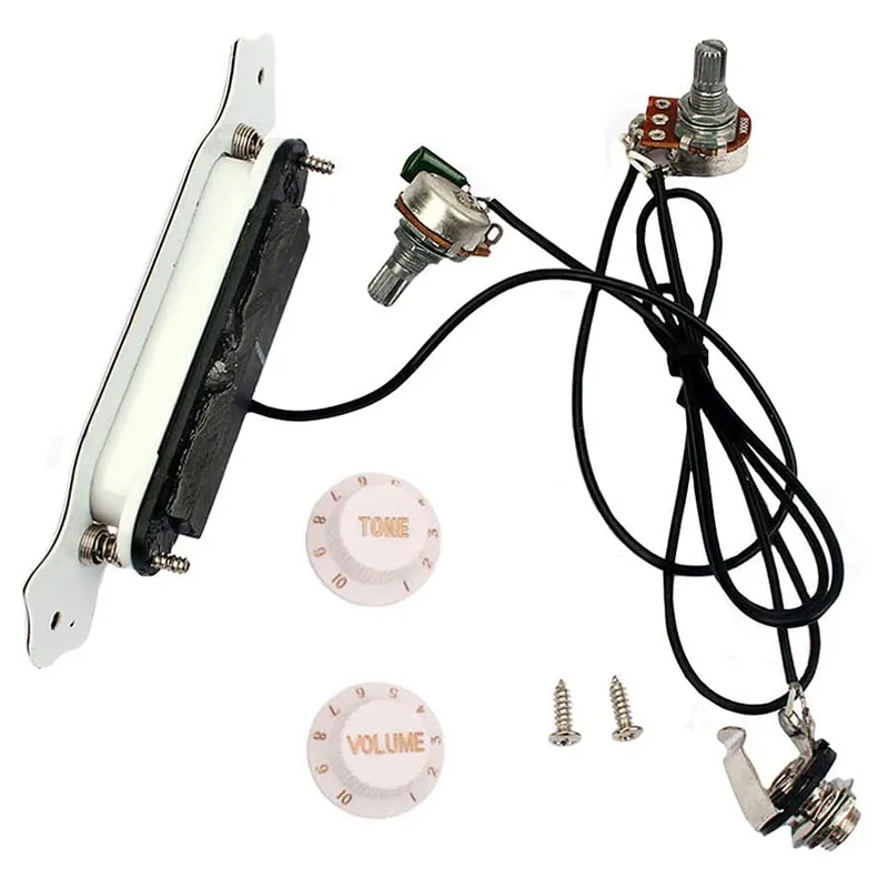 Double Humbucker Pickups Pre Wired Cigar Box Guitar Pickup With Volume ...