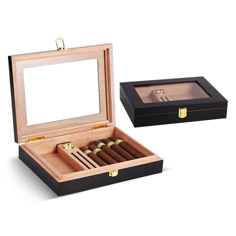 DHgate.com:Premium Cedar Wood Humidor Cigar Case Travel Organizer with ...