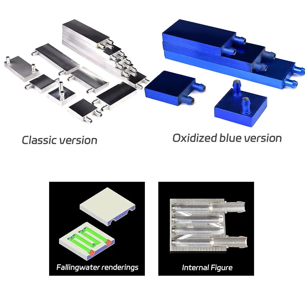 DHgate.com:40mm Water Cooling Block - Aluminum CPU GPU Waterblock ...