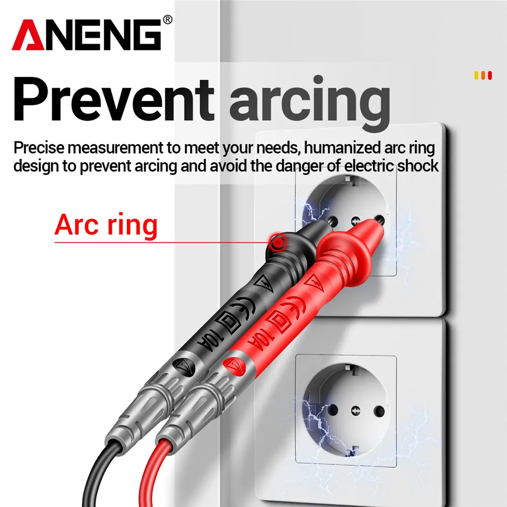 ANENG Multimeter PT840: 1000V/10A Digital Multimeter Test Probe Wire ...