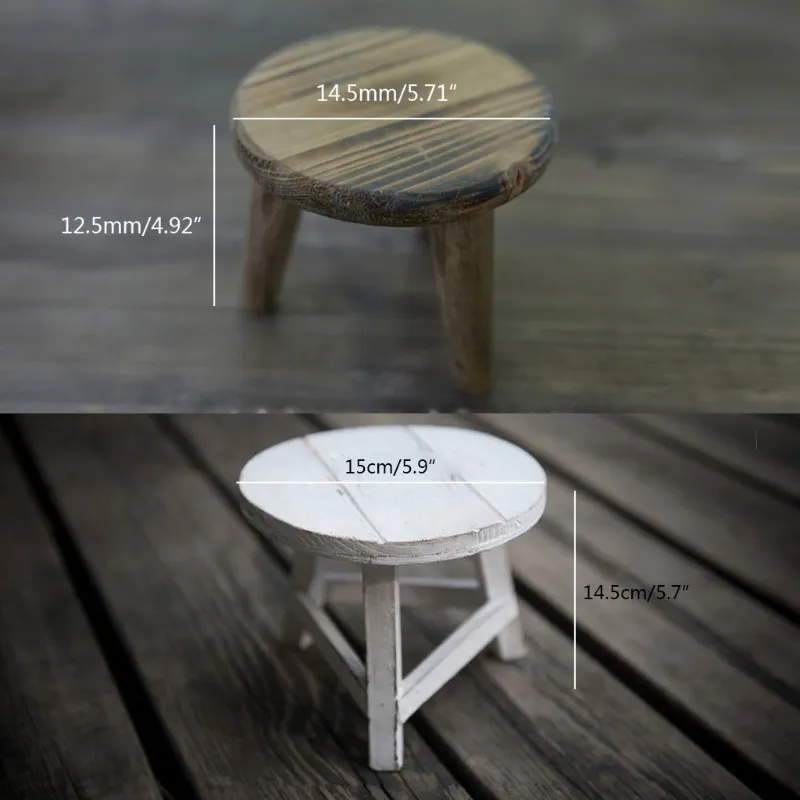 Crafted Mini Wooden Desk Tables: Natural Newborns Props for Memorable ...
