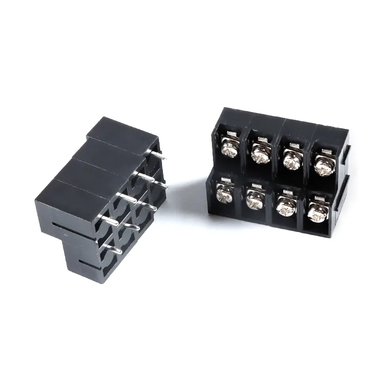 2-Pack 8.5mm Spacing KF8500 Series Terminal Block with Double-Row ...