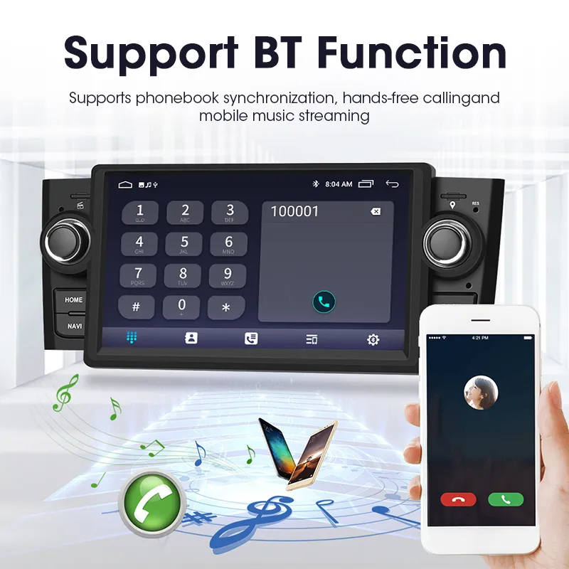 DHgate.com:Fiat Grande Punto Linea 2 Din Android 12 Car Radio GPS ...