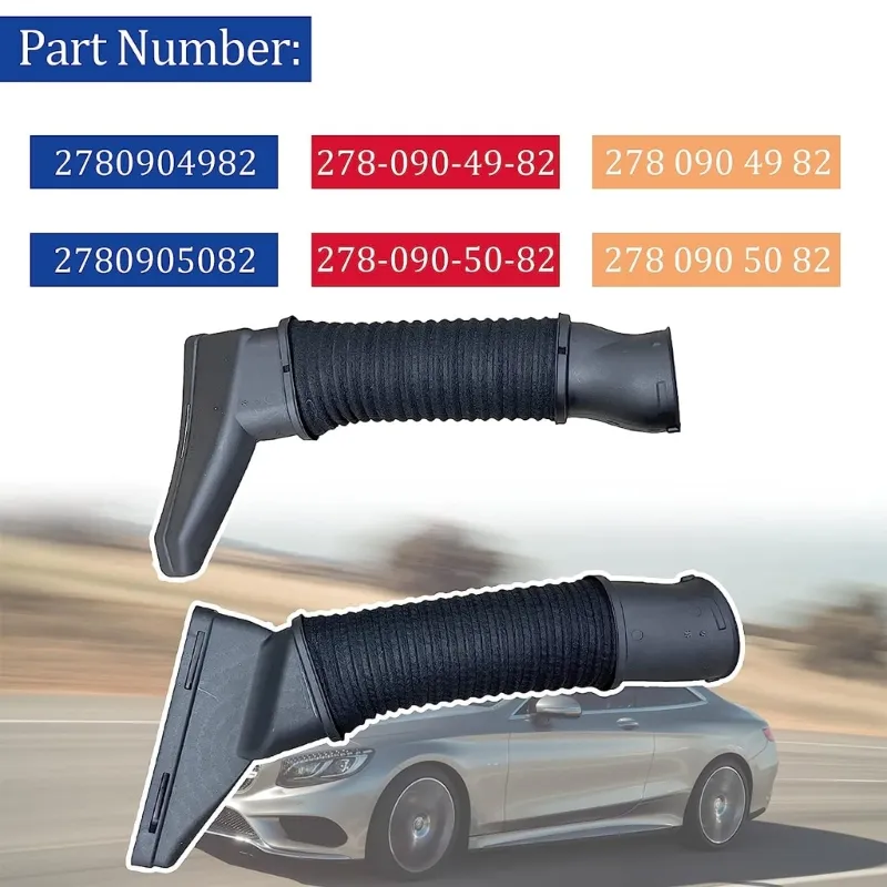 S550 S63 AMG Air Intake Hose, Left/Right, 4.6L 5.5L, Replaces ...