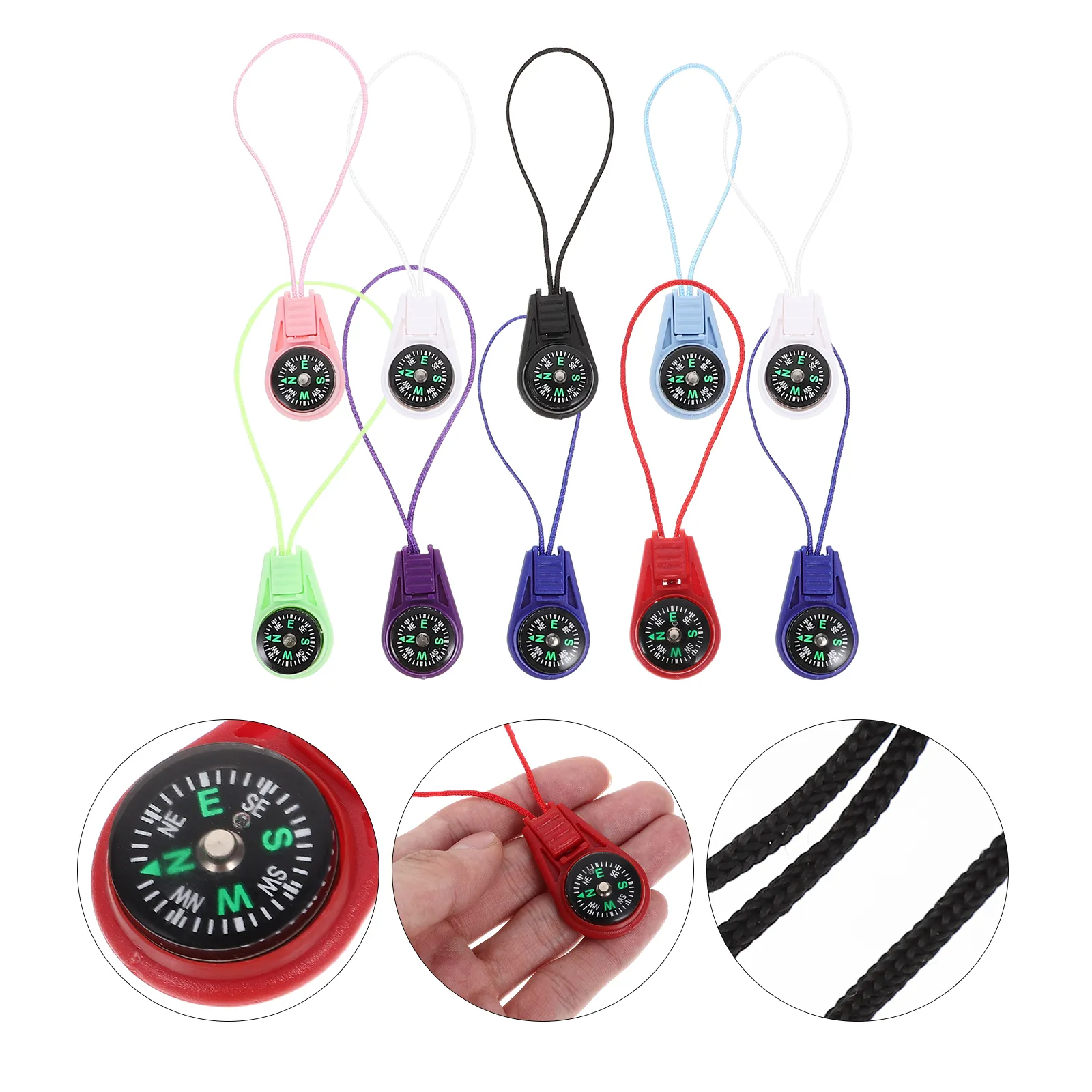 DHgate.com:Acrylic Lanyard Slider Compass for Hiking, Camping, Outdoor ...