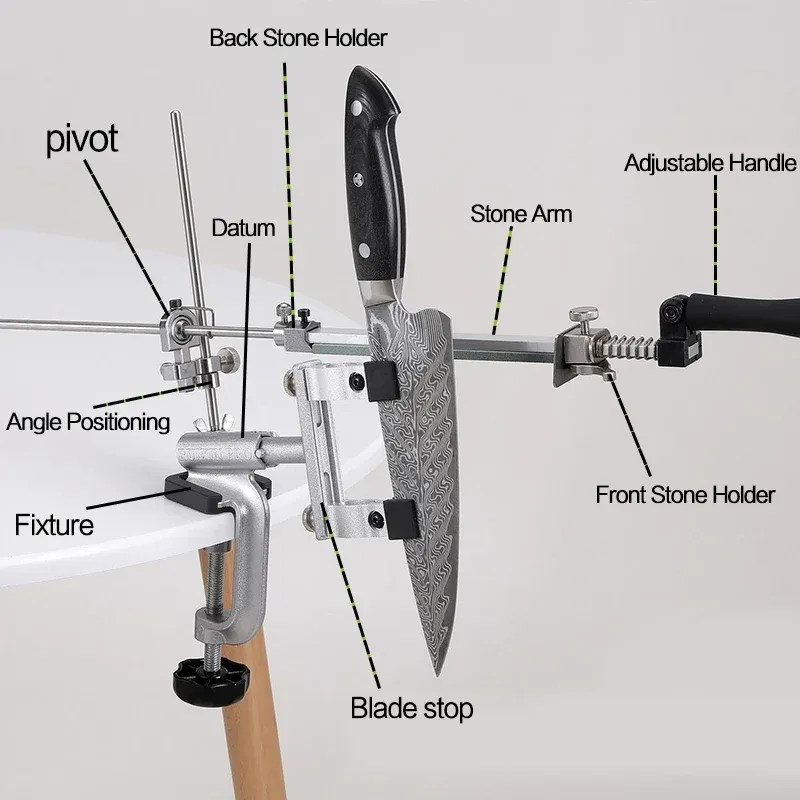 Whetstone Sharpener Professional Fixed Angle Knife Sharpener System ...