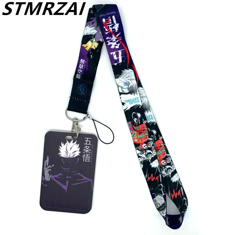 Jujutsu Kaisen Gojo Satoru naruto keychain Lanyard - Anime Neck Strap ...