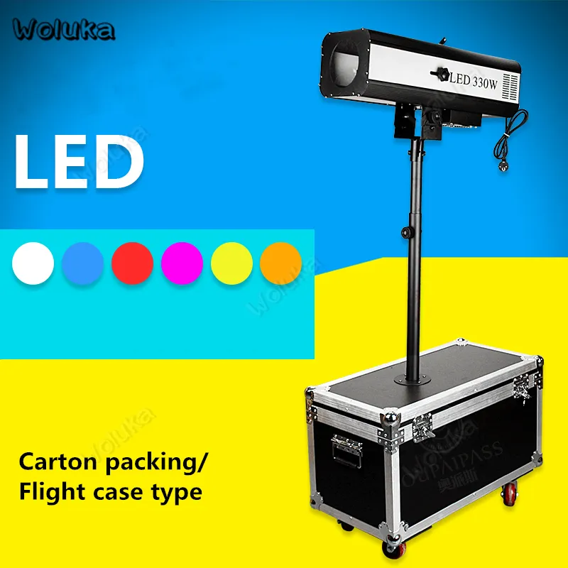 DHgate.com:330W High-Power LED Follow Spot Light with Flight Case for ...