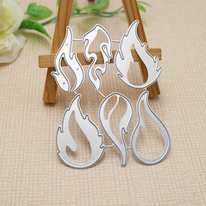Cutting Dies Fire Flame Decorative Embossing Die Cut Mold for Paper ...