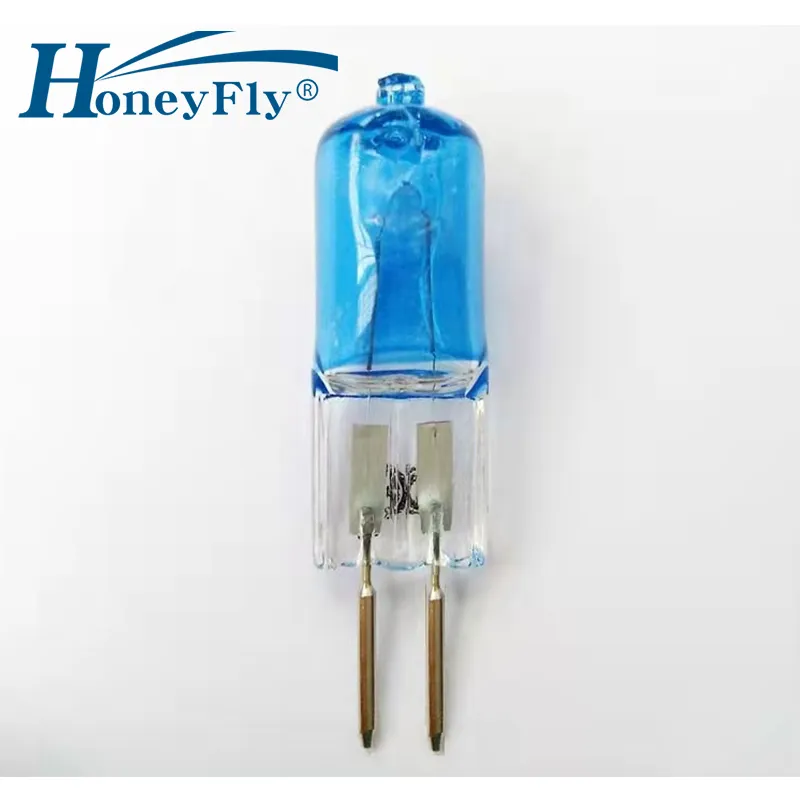 5x G5.3 Halogen Crystal Capsule Bulbs | 35W Blue Halogen Aromatherapy ...