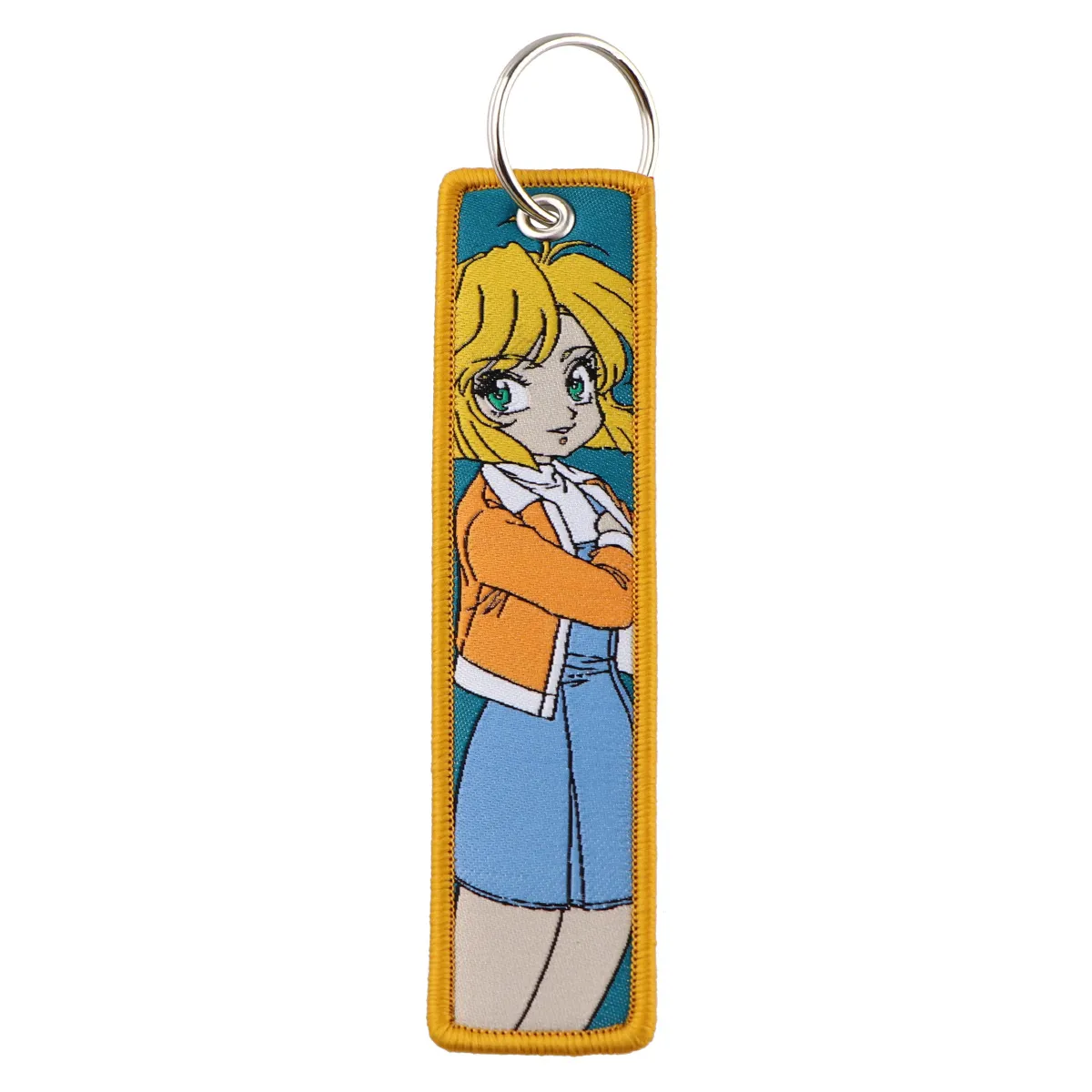 Cool Anime Cartoon Keychains: Embroidered Key Tag for Keys, Bags & More ...