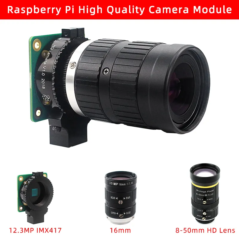 Raspberry Pi 4 High Quality Camera Module With 8 50mm HD Zoom Lens For Raspberry Pi 4/3B+ From ...