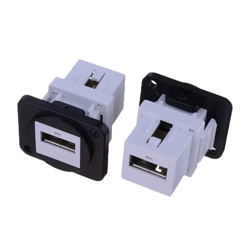 DHgate.com:Upgraded USB 2.0 Type-A Female to Panel Mount Jack Adapter ...