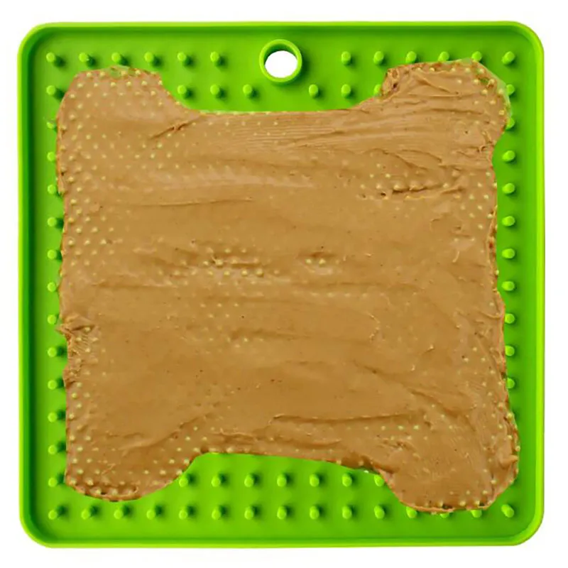 Slow Feeder Dog Bowl & Lick Pad Mat: Fun & Safe Feeding! | Dog Food Mat ...