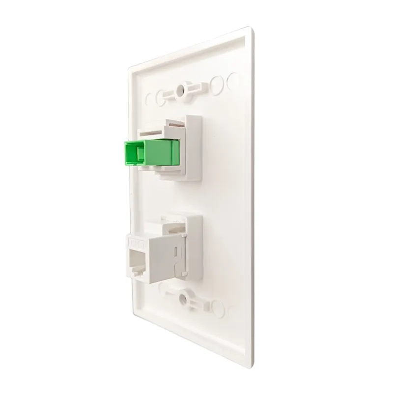 SC APC Fiber Optical Wall Plate White LAN & Phone... From Ddmyday, $21. ...