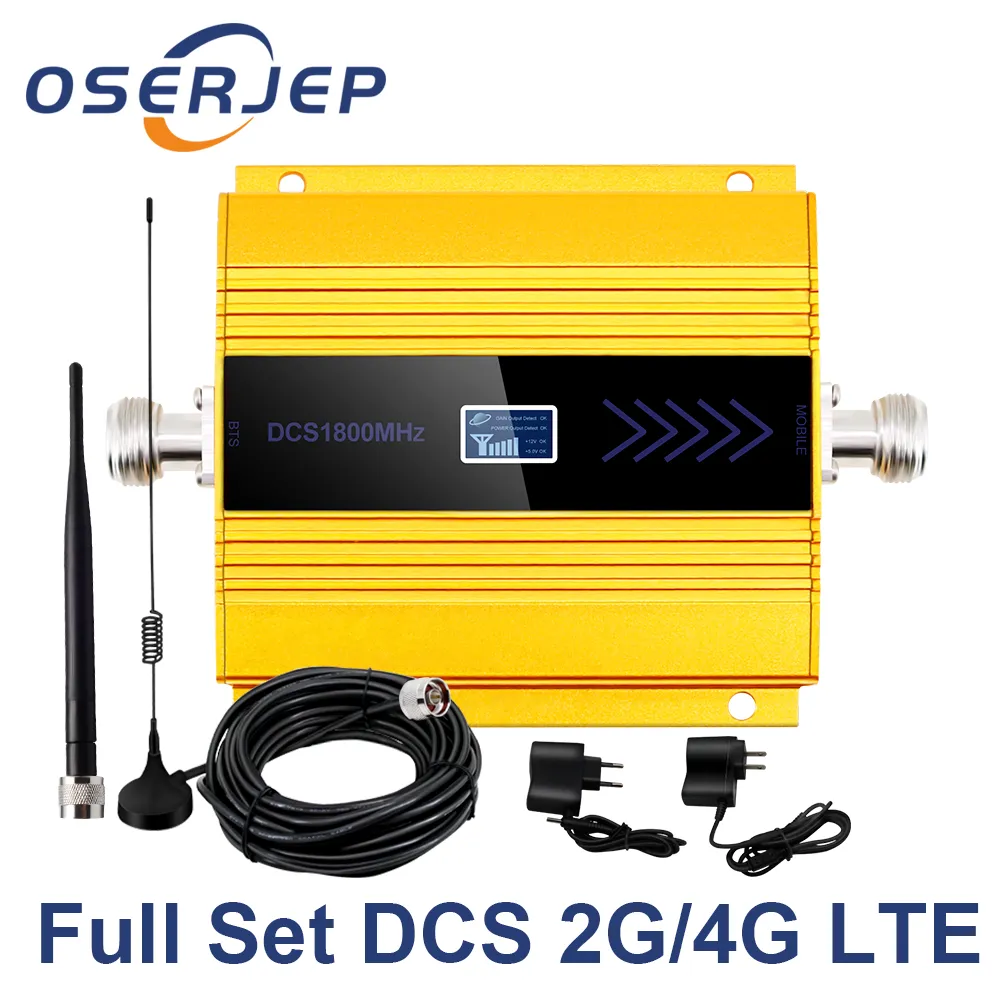 Mobile Phone Signal Repeater 1800Mhz LTE GSM Cell Phone LCD Display ...