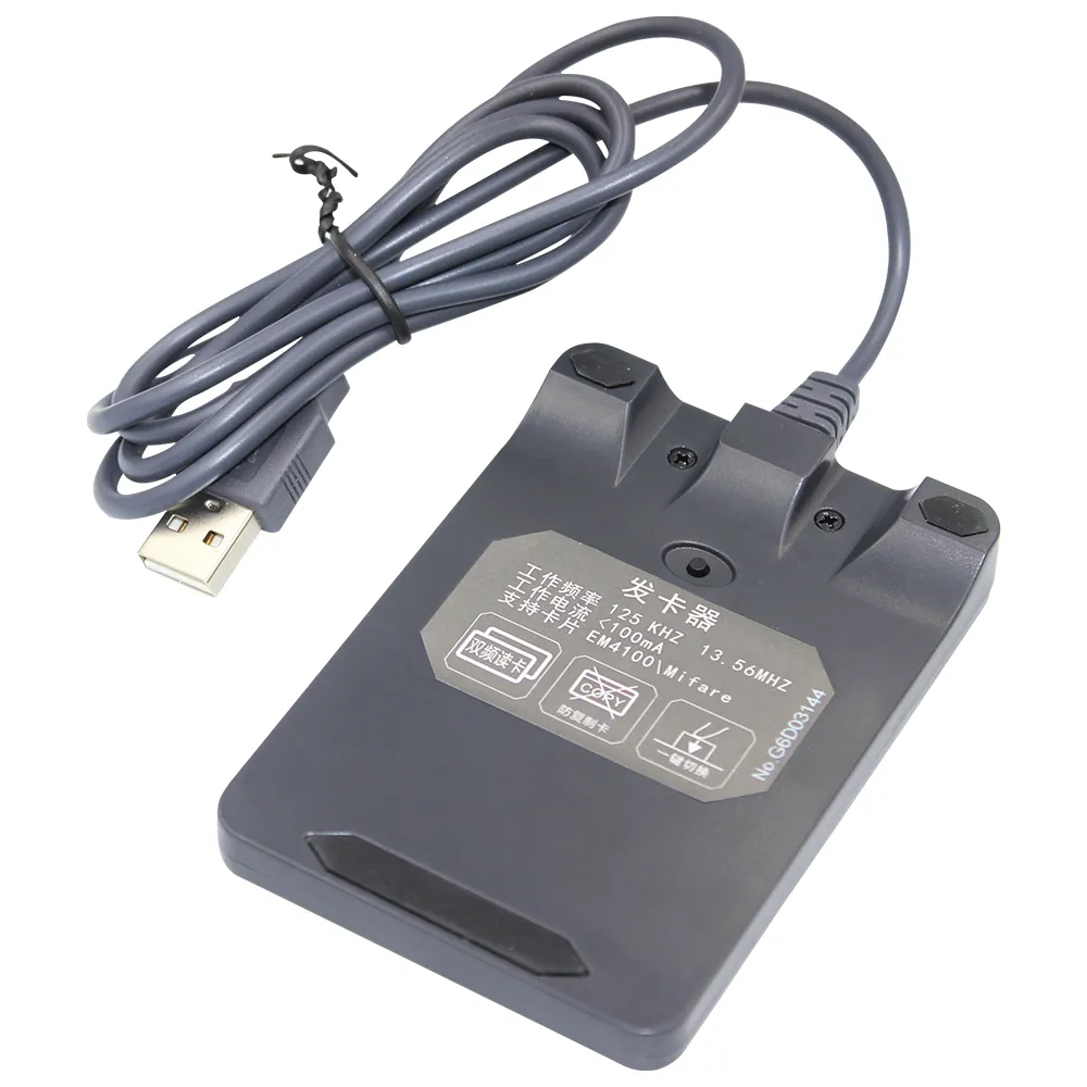 2024USB Desktop Card Reader: Dual Frequency 125KHz & 13.56MHz M1 RFID ...