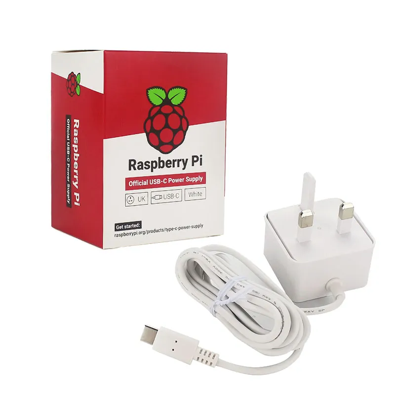 DHgate.com:Official Raspberry Pi 4 Power Supply 5.1V 3A USB-C Charger ...