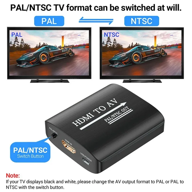 DHgate.com:4K HDMI to RCA Converter with PAL/NTSC Support - Perfect for ...