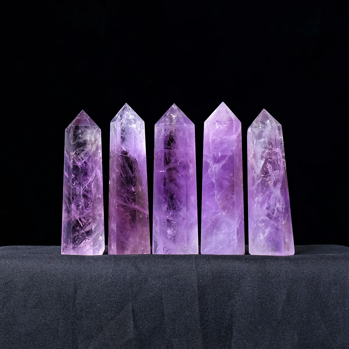 Natural Amethyst Point Crystal - Healing Energy Gemstone for Home Decor ...