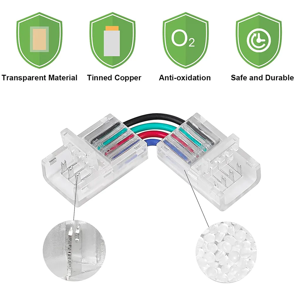 DHgate.com:L-Shape Right Angle Adjustable LED Connector: 5-Pack 2/3/4/5 ...