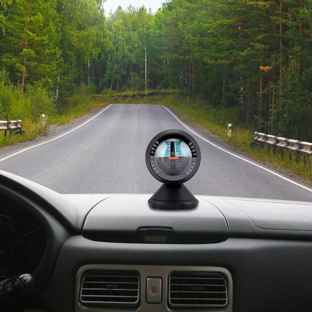 Vehicle Inclinometer & Slope Meter Durable ABS Off Road Inclinometer ...