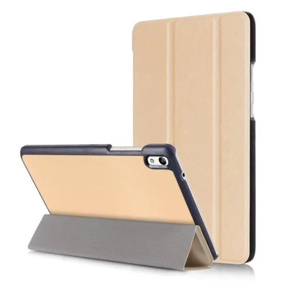 Huawei MediaPad M5 8.4 Tablet Case Tri-Fold Folio 360 Rotating Stand ...