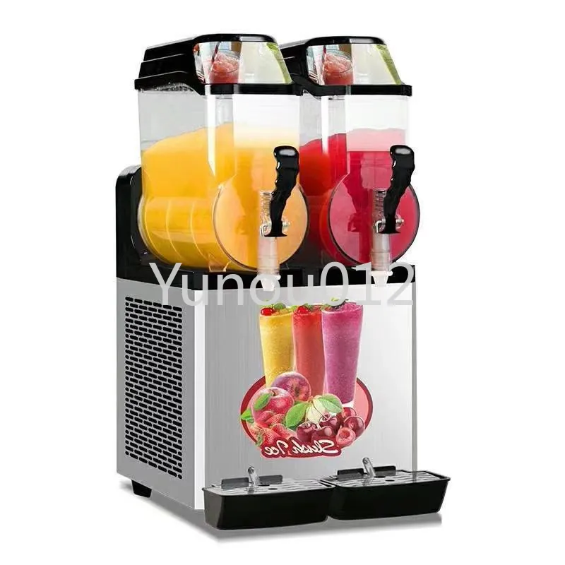 Slush Machine Commercial Fully Automatic Three Cylinder 12L Capacity ...