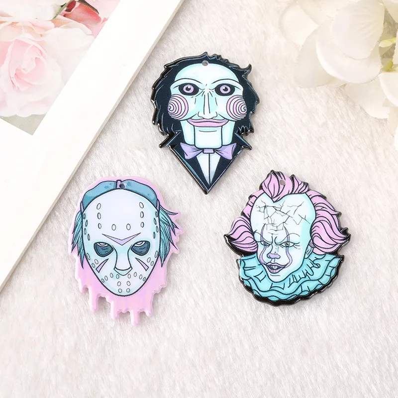 DHgate.com:Goth Pastel Horror Charm Pendants - 12 Acrylic Horror Icons ...