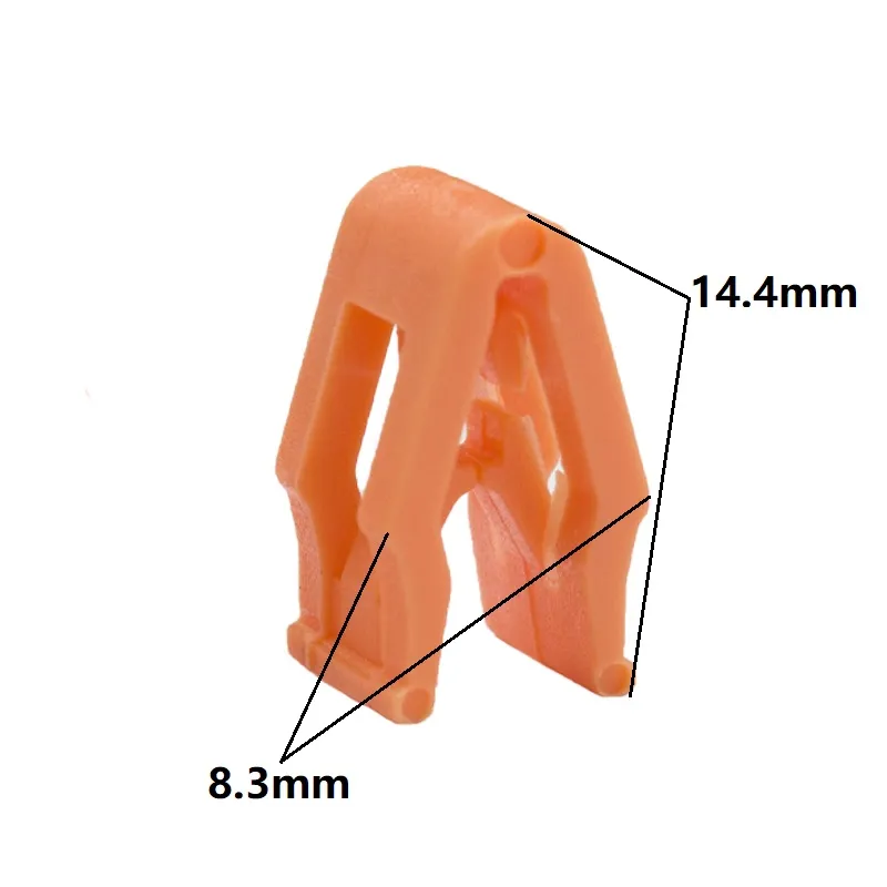 KE LI MI Orange Plastic Auto Instrument Panel Dashboard Retainer Rivet ...