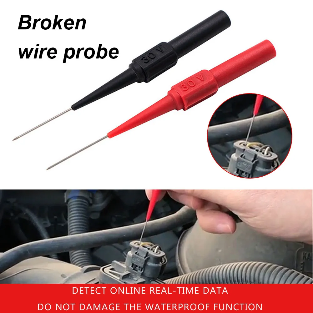 Multimeter Test Probe Kit - 10 Non-Destructive Insulation Piercing ...