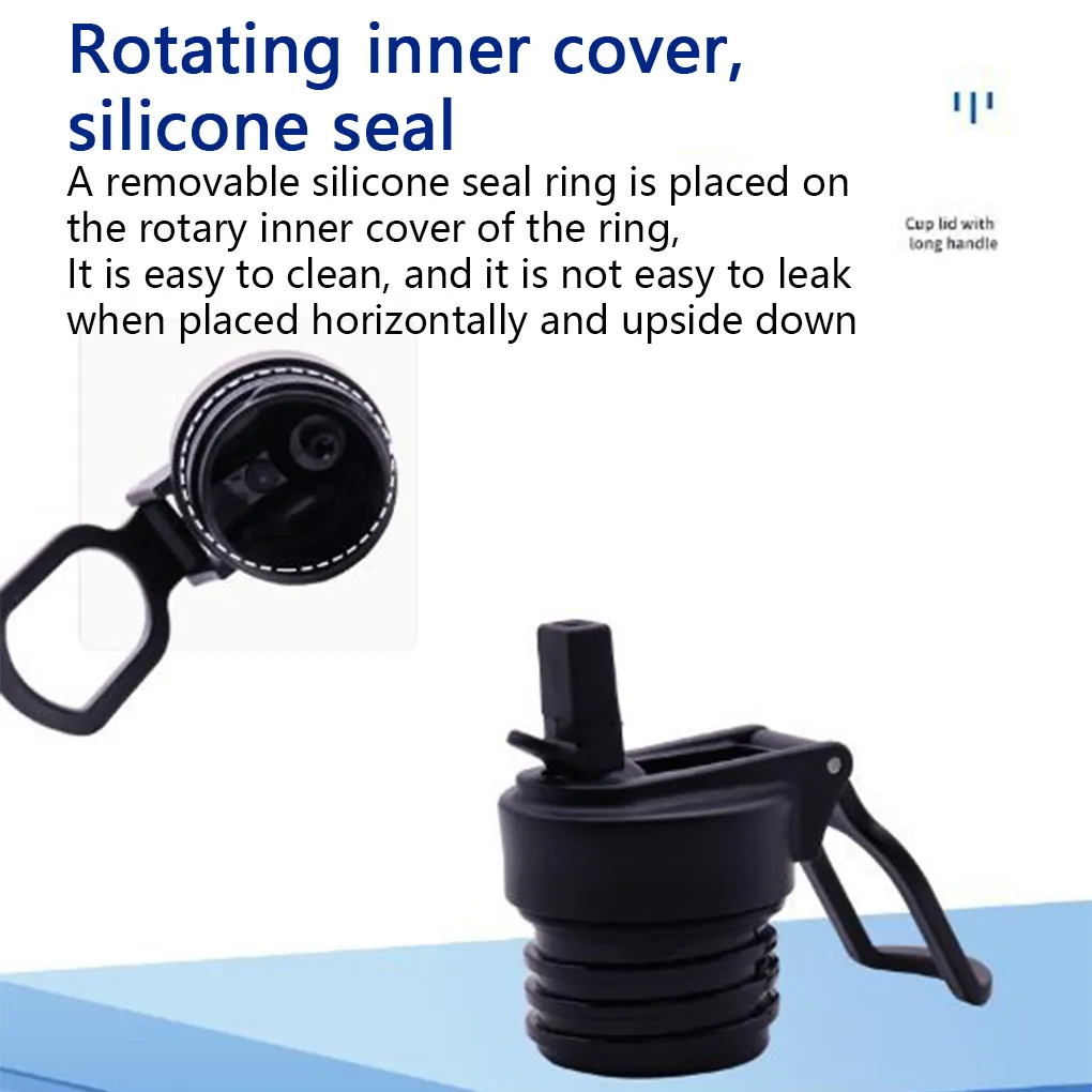 Wide Mouth Leak-Proof Flask Lid - 12oz-64oz, Reusable Drink Flask Cap ...