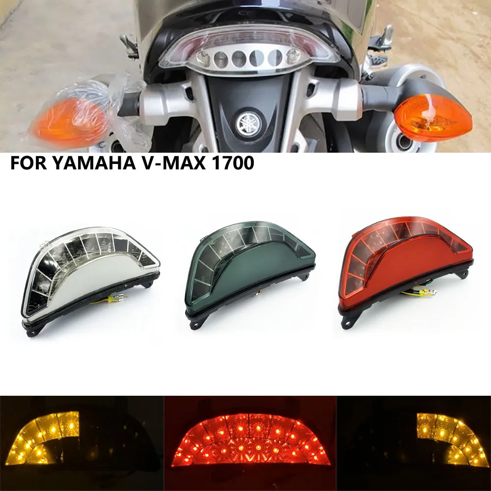 V-MAX Integrated LED Tail Light, Turn Signals for YAMAHA V-MAX 1700 ...