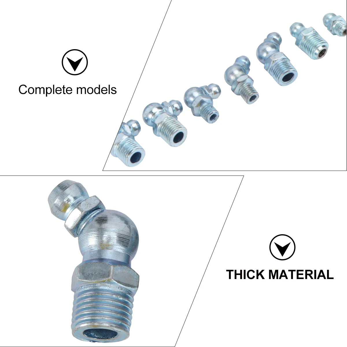 DHgate.com:50-Piece Silver Replacement Grease Fitting Assortment Kit ...