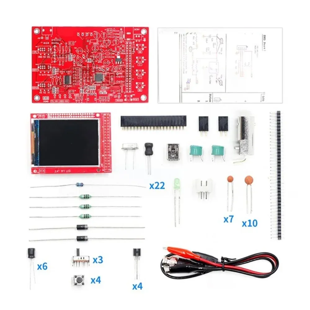 Digital Oscilloscope Kit: Open Source, 2.4 Inch TFT LCD Screen, ARM ...