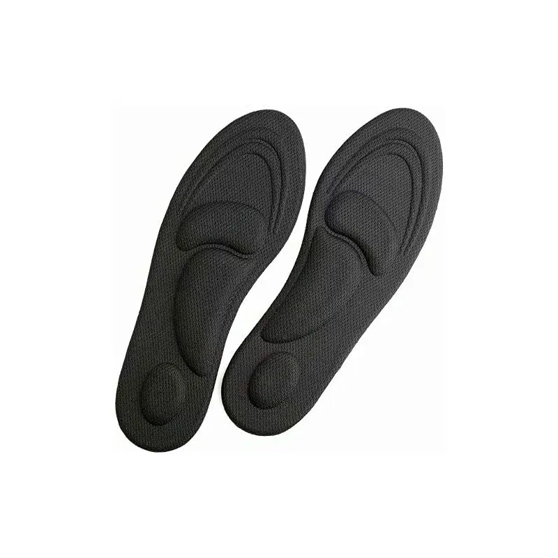 4D Memory Foam Arch Support Insoles for Orthotic Plantar Fasciitis Pain ...